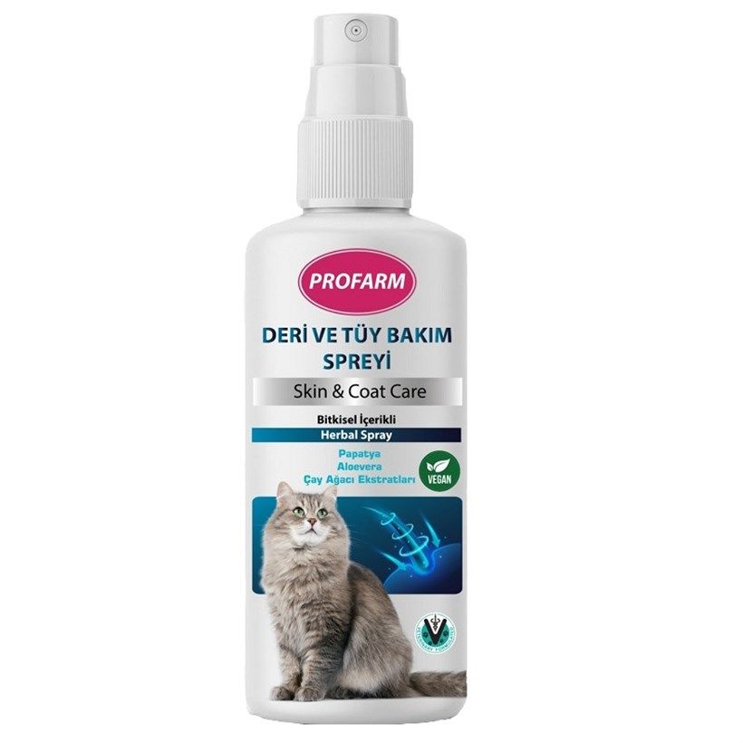 Profarm Kedi Deri ve Tüy Bakım Spreyi 150ml | Petza