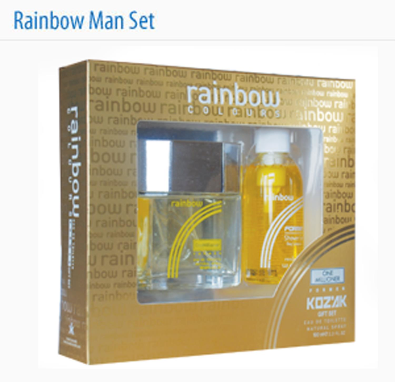 Rainbow 100 Ml Erkek Edt + Body Losyon Million,Rainbow,Parfüm ve Deodorant,Parfüm ve Deodorant ...