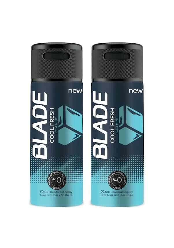 Blade 2 X Cool Fresh Deodorant Spray 150 Ml Erkek,Blade,Parfüm ve ...
