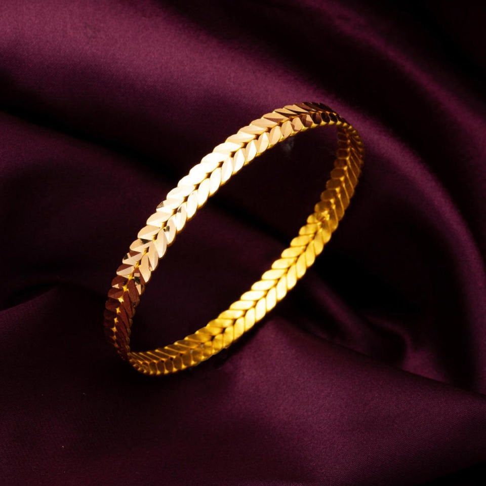 Başak Model 14 Ayar Altın Burma Bilezik 30 gr. ｜ Bilezikci 14 Ayar Bilezik