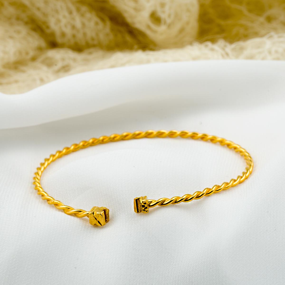 Kilitli 2'li Burma 22 Ayar Bilezik ｜ Bilezikci Erzurum Burma Bilezik