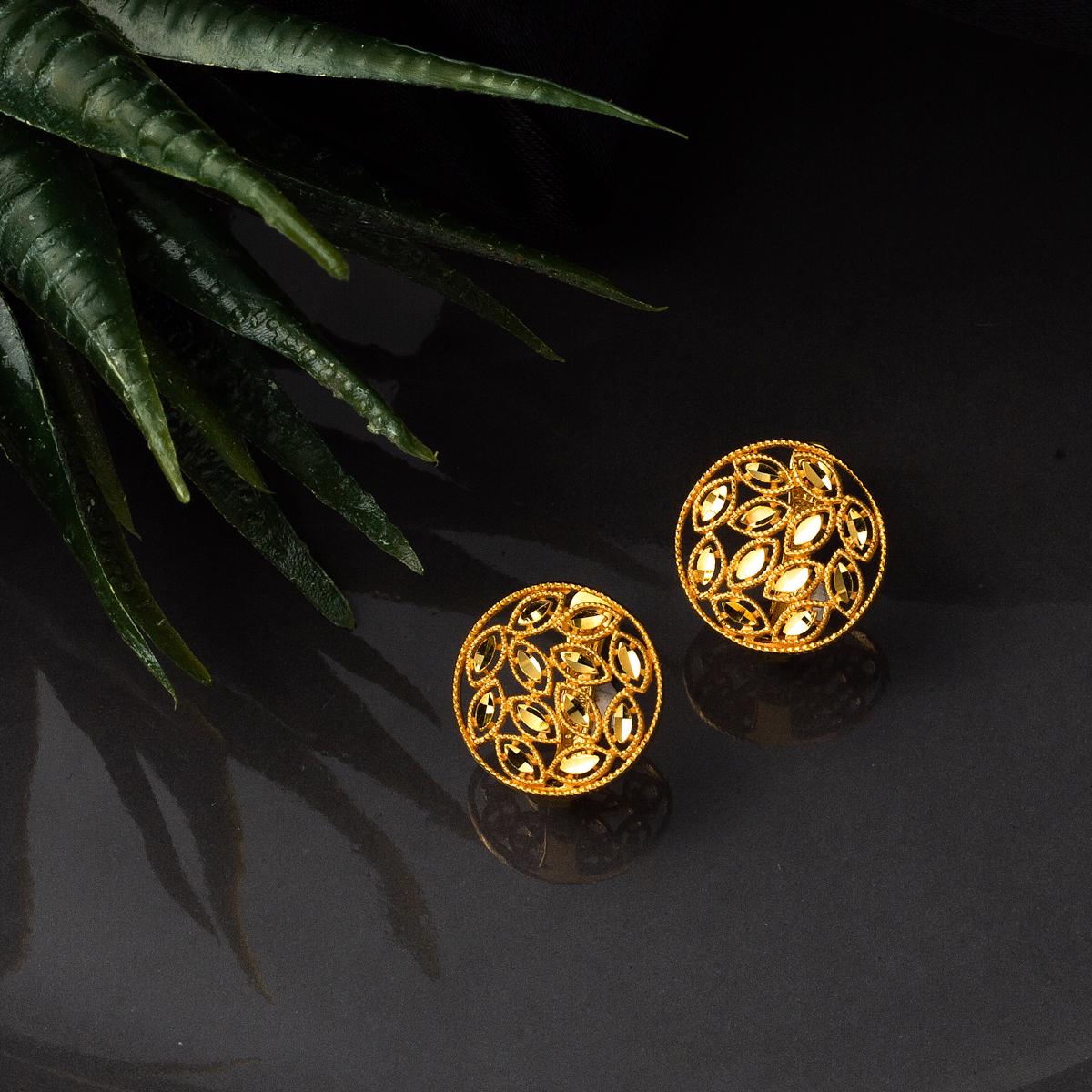 Fancy 22 Ayar Altın Küpe ｜ Bilezikci 22 Ayar Küpe