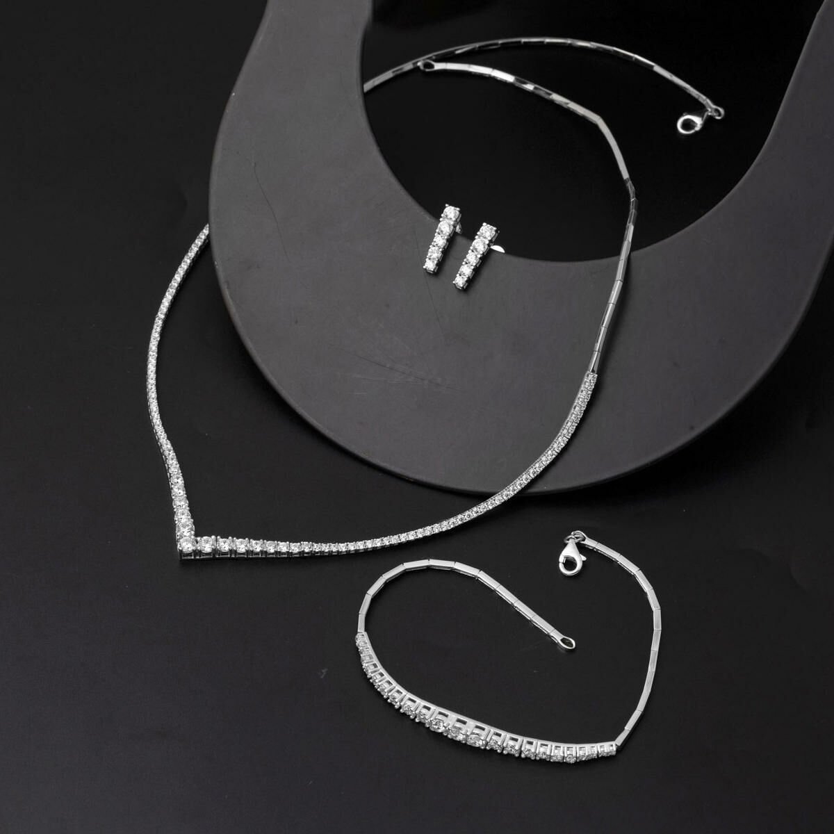 Beyaz Altın Su Yolu Set ｜ Bilezikci Suyolu Altın Setler