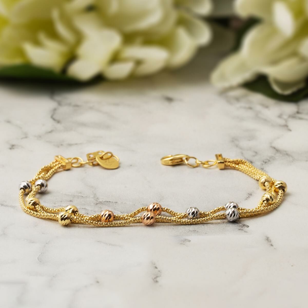 Altın Dorika Toplu 14 Ayar Bileklik ｜ Bilezikci Dorika Toplu Bileklik