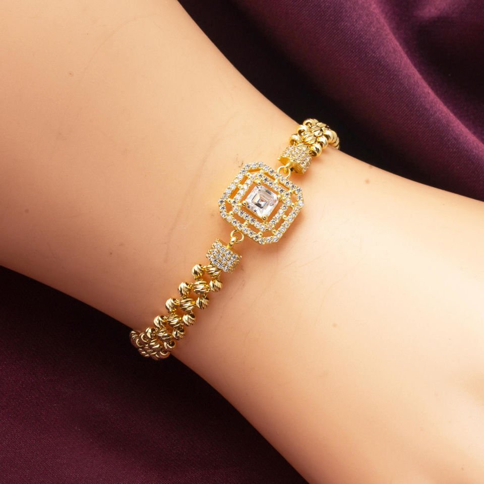 Dorika Toplu Baget Bileklik Altın ｜ Bilezikci Baget Bileklik