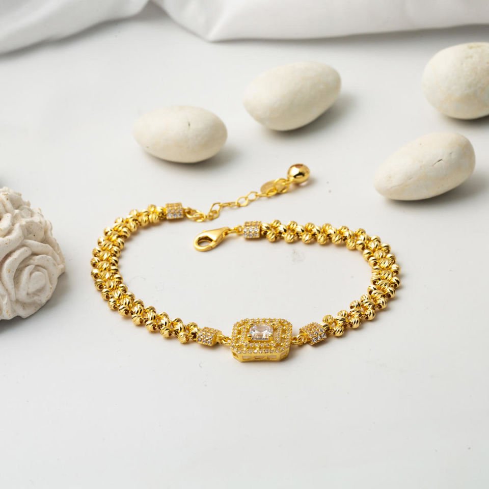 Dorika Toplu Baget Bileklik Altın ｜ Bilezikci Baget Bileklik