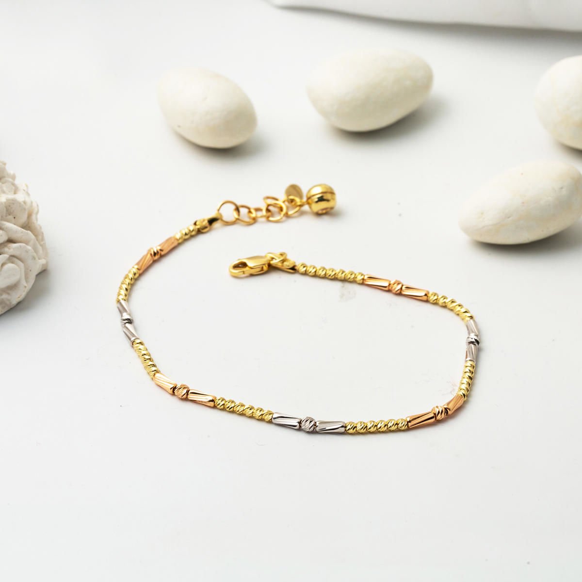 Trend Dorika Toplu 14 Ayar Altın Bileklik ｜ Bilezikci Dorika Toplu Bileklik