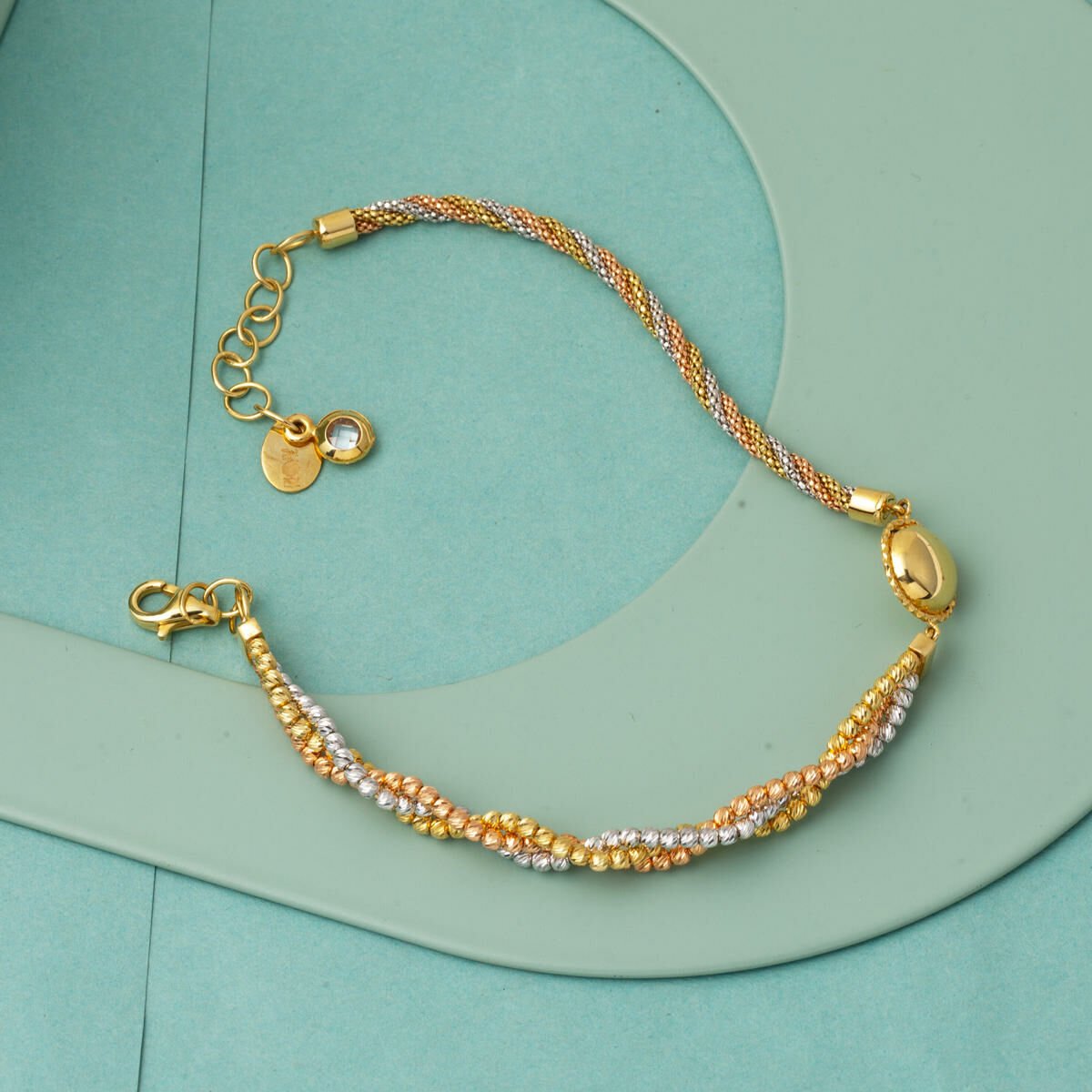 14 Ayar Dorika Toplu Pandora Altın Bileklik ｜ Bilezikci Pandora Bileklik