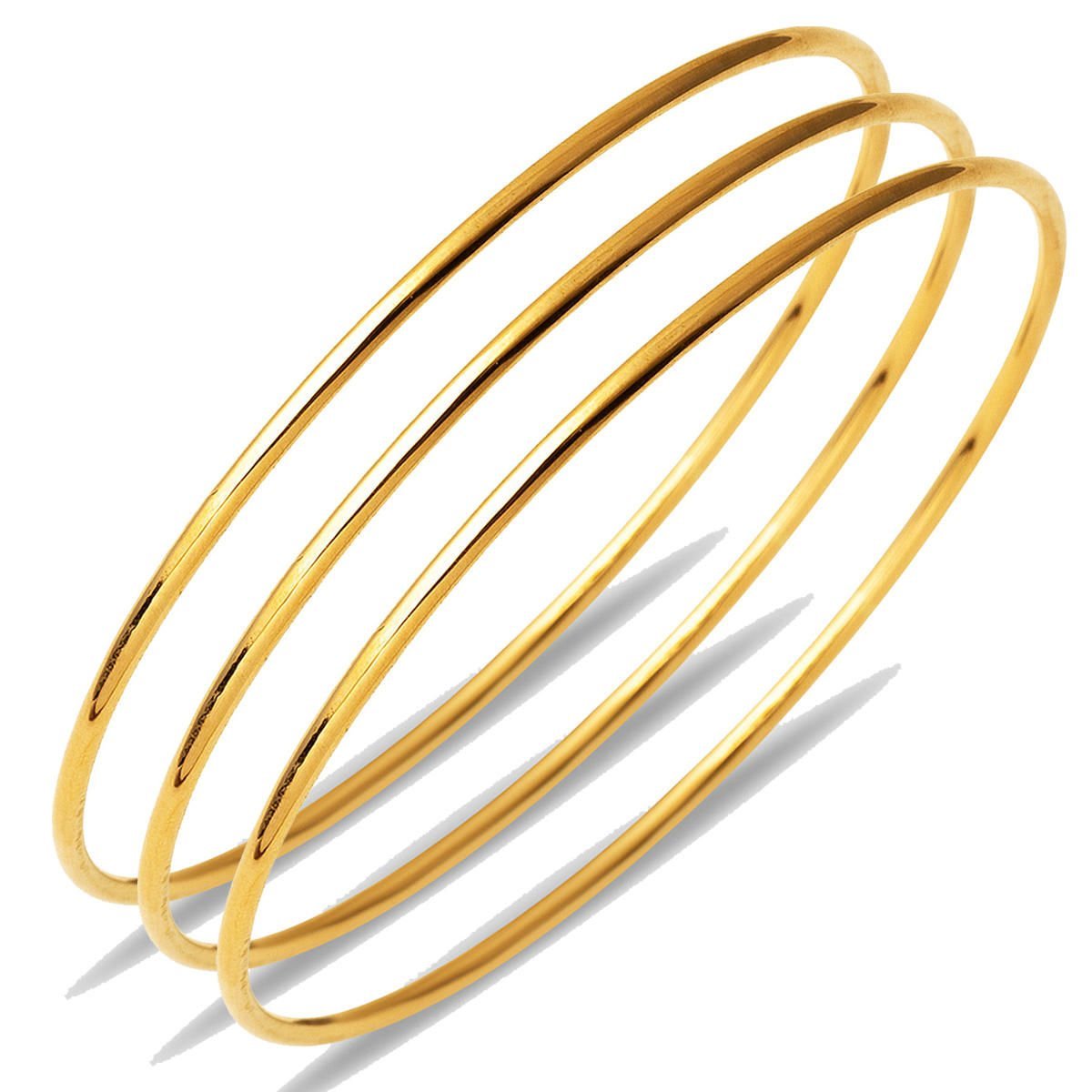 Desensiz 22 Ayar Altın Ajda Tel Bilezik (10*3) 30 Gr. ｜ Bilezikci Düz ...