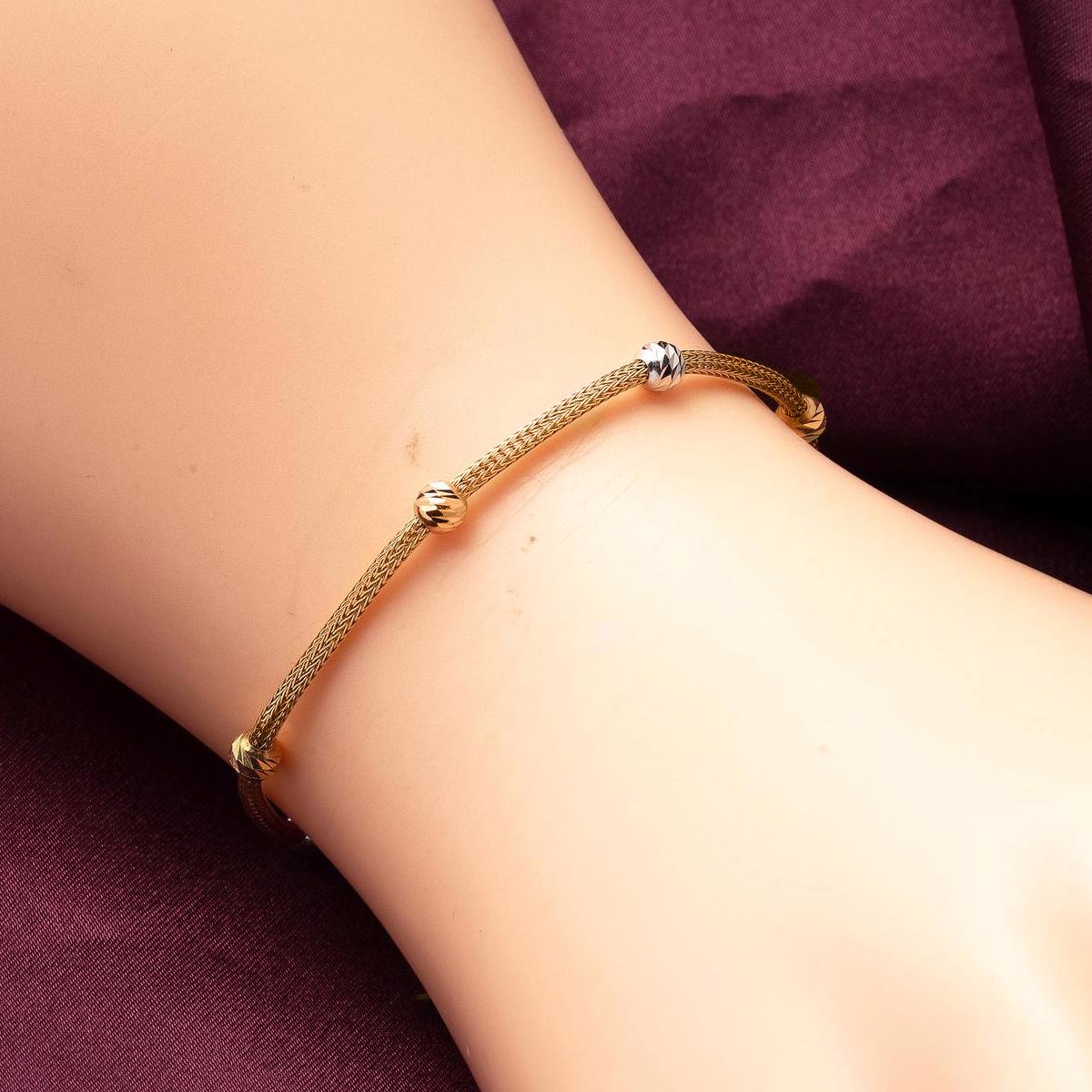 Dorika Toplu Rose Altın Bileklik ｜ Bilezikci Dorika Toplu Bileklik