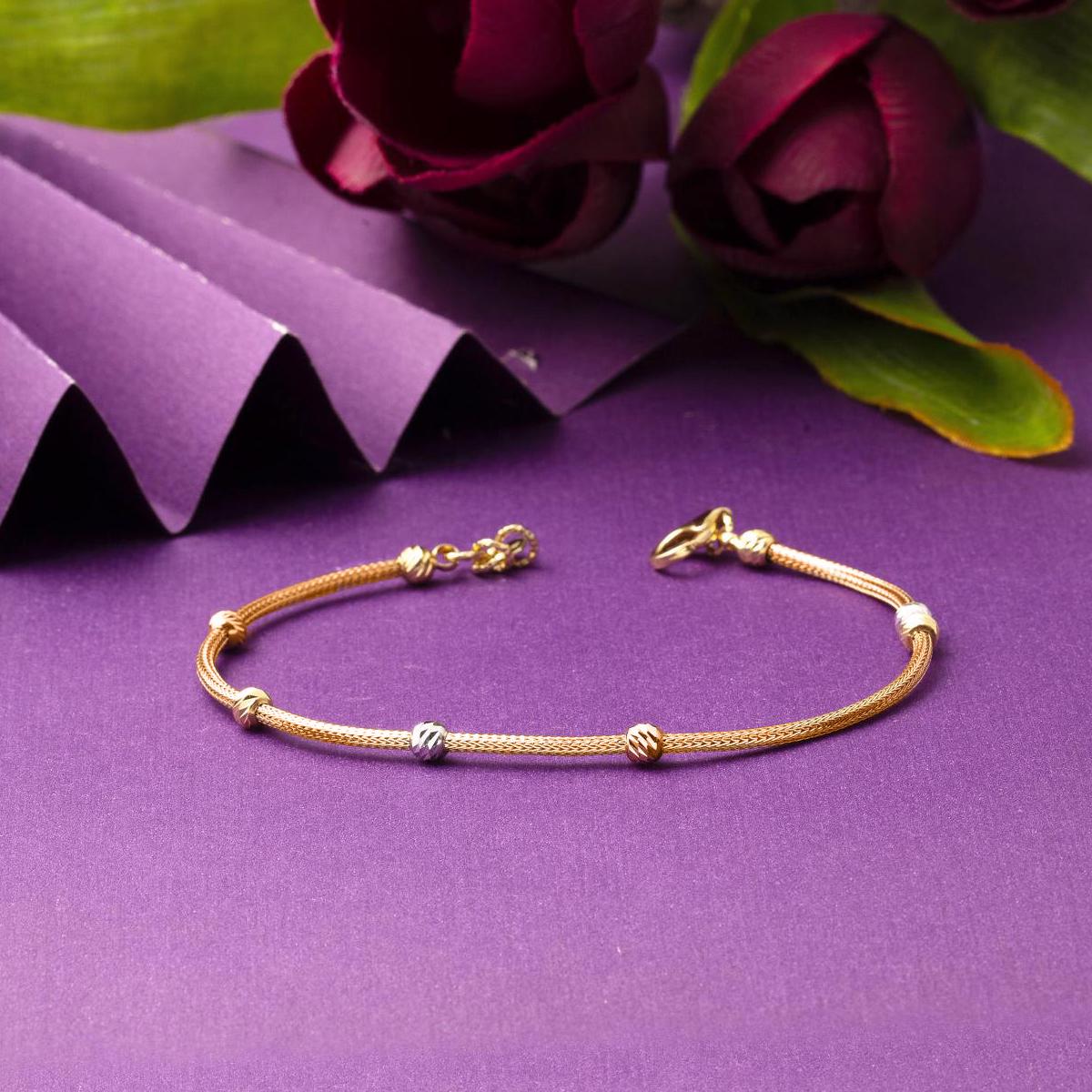 Dorika Toplu Rose Altın Bileklik ｜ Bilezikci Dorika Toplu Bileklik