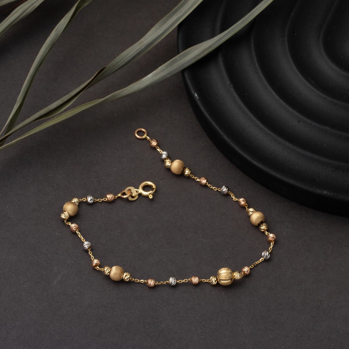 Dorika Tasarım 14 Ayar Altın Bileklik ｜ Bilezikci Dorika Toplu Bileklik