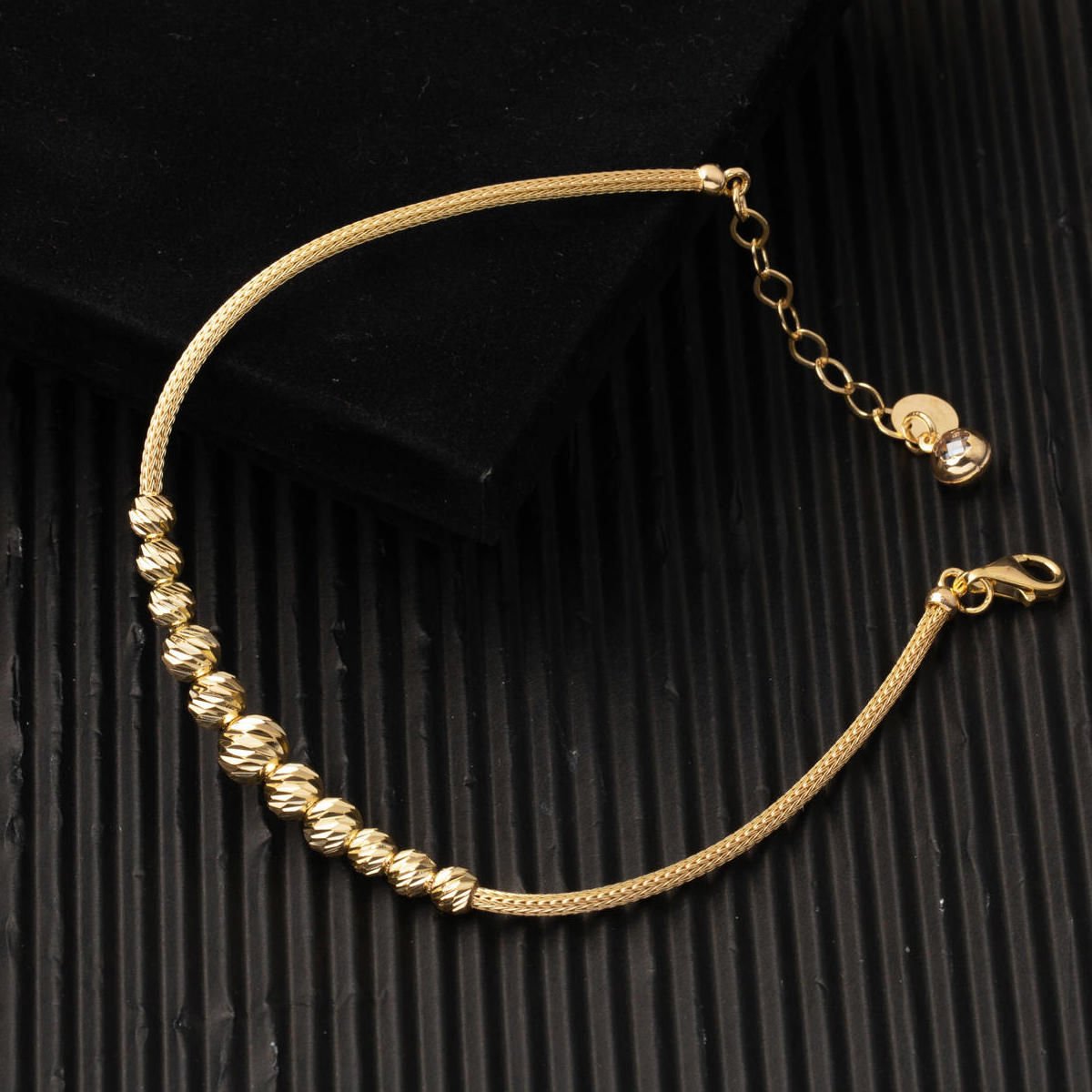 14 Ayar Dorika Toplu Kalze Altın Bileklik ｜ Bilezikci Dorika Toplu Bileklik