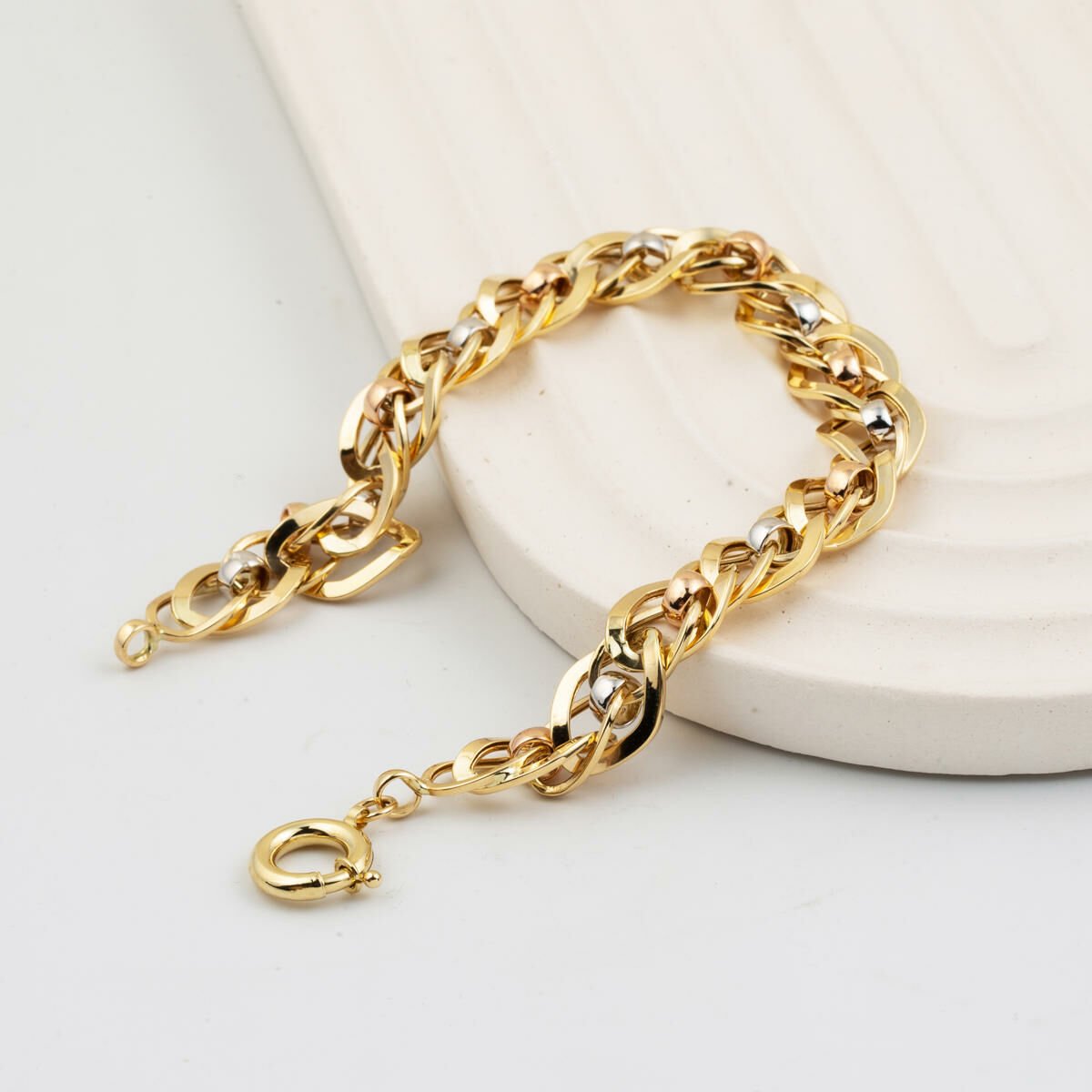 Halka Hallow 14 Ayar Altın Bileklik ｜ Bilezikci Halka - Zincir - Örgü ...