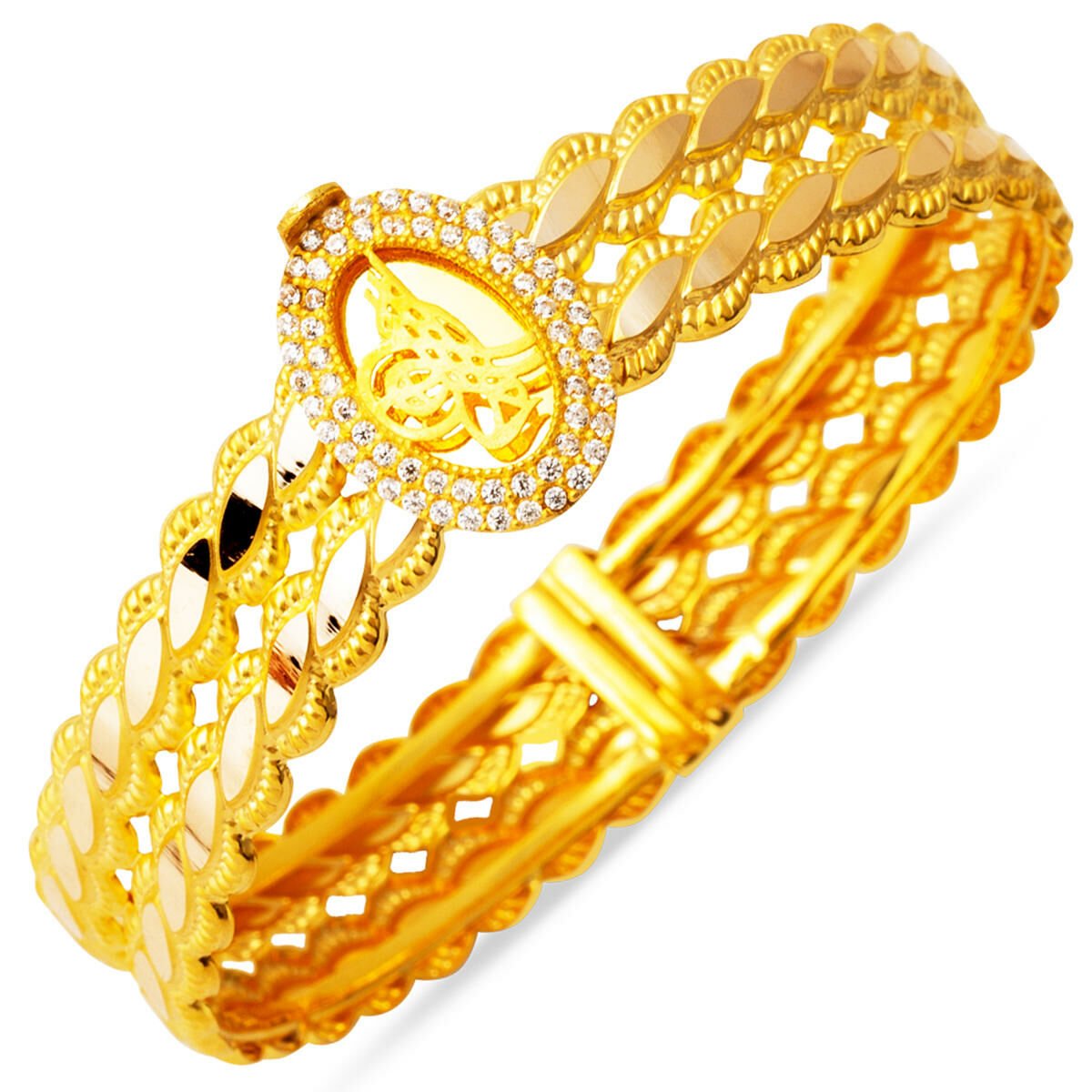 Erzurum Burma Tuğralı Kelepçe Altın Bilezik ｜ Bilezikci Tuğralı Altın ...