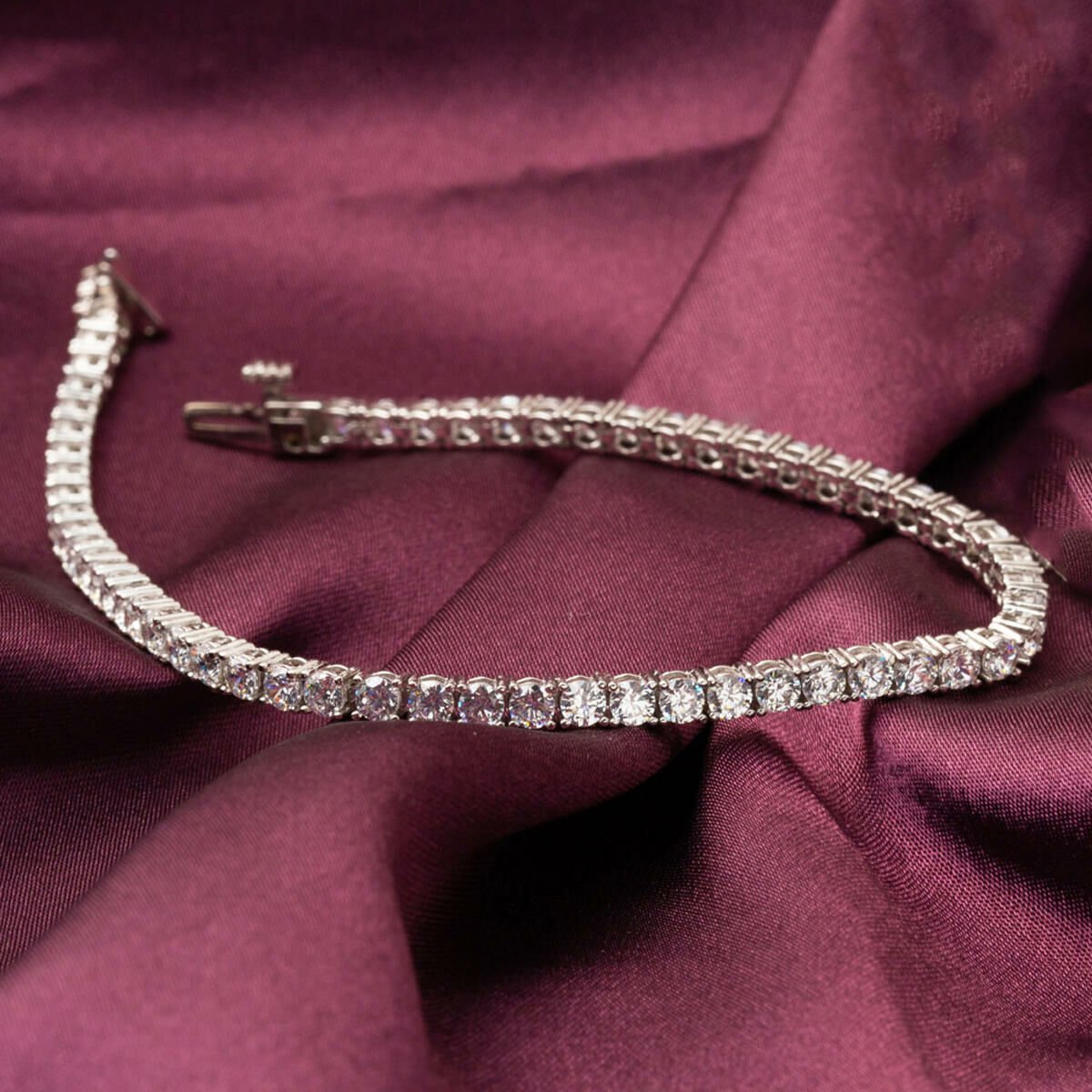 Beyaz Altın Su Yolu 14 Ayar Bileklik ｜ Bilezikci Su Yolu Bileklik