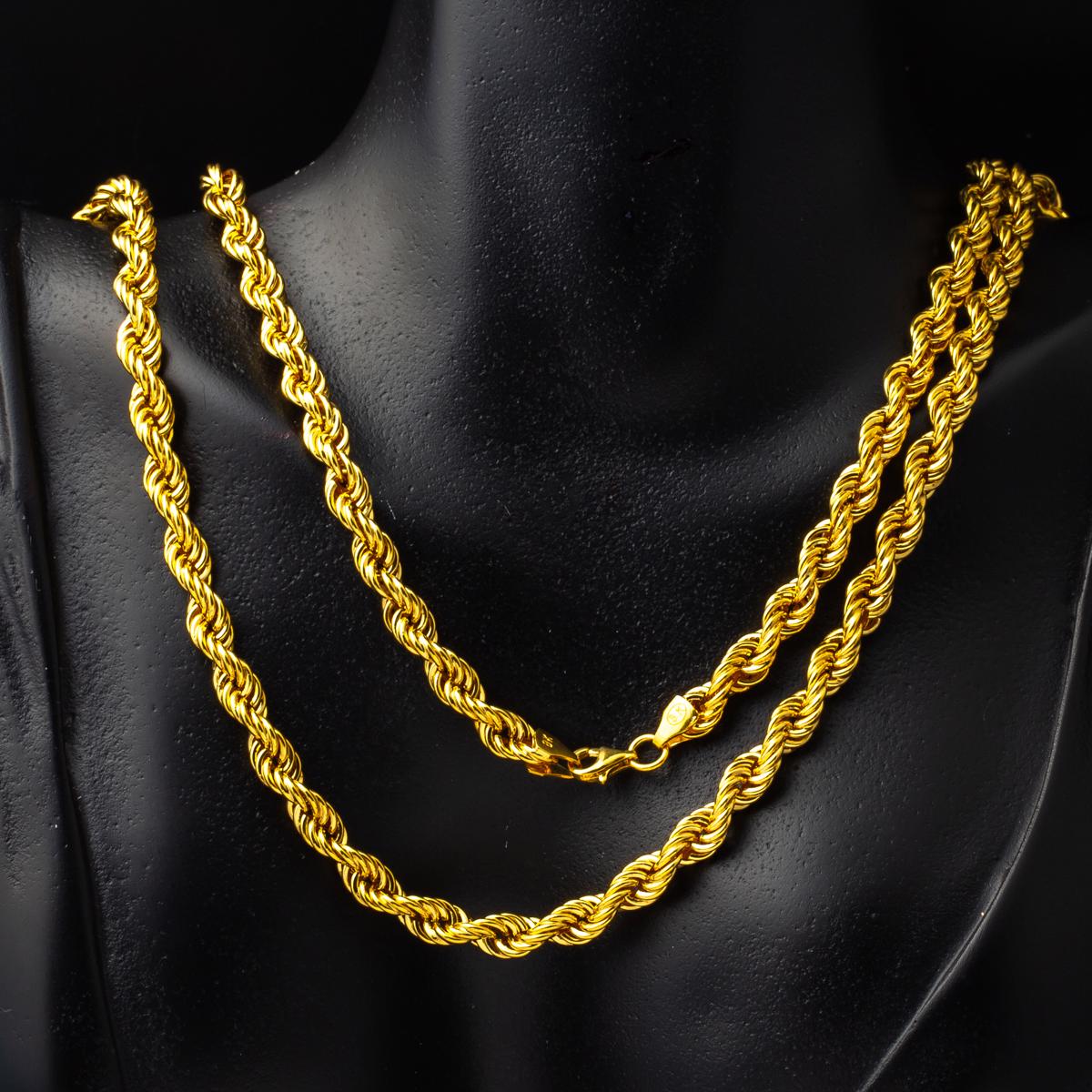 14 Ayar Altın Burma Zincir 2,5 Metre ｜ Bilezikci 14 Ayar Burma Zincir