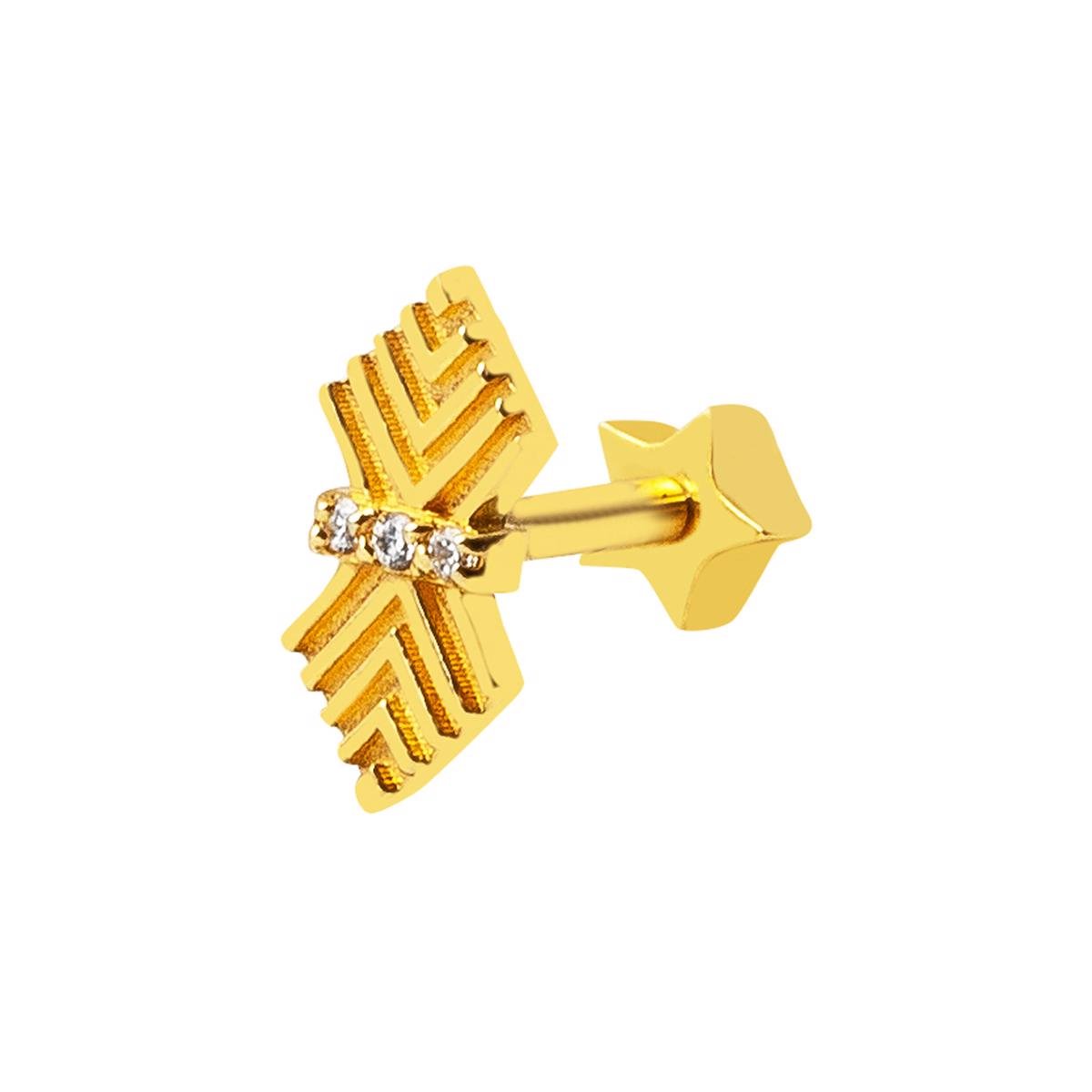 Amazon 14 Ayar Altın Tragus Küpe ｜ Bilezikci Piercing