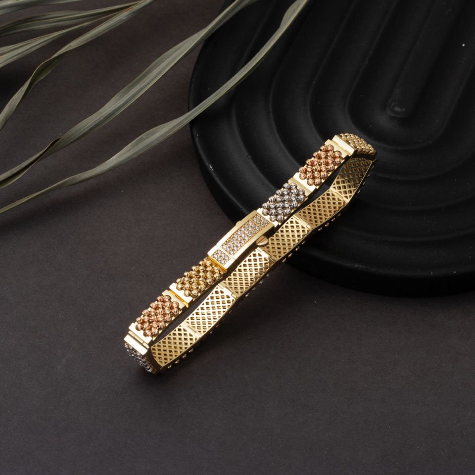 İtalyan Tasarım Dorika 14 Ayar Altın Bileklik ｜ Bilezikci Dorika Toplu Bileklik