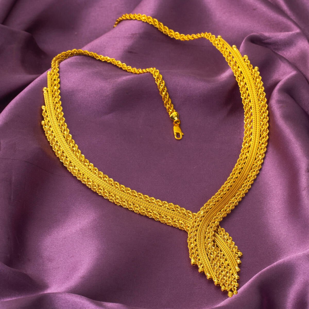 Sarmal Örgülü Altın Set Takımı ｜ Bilezikci Örgü Altın Setler