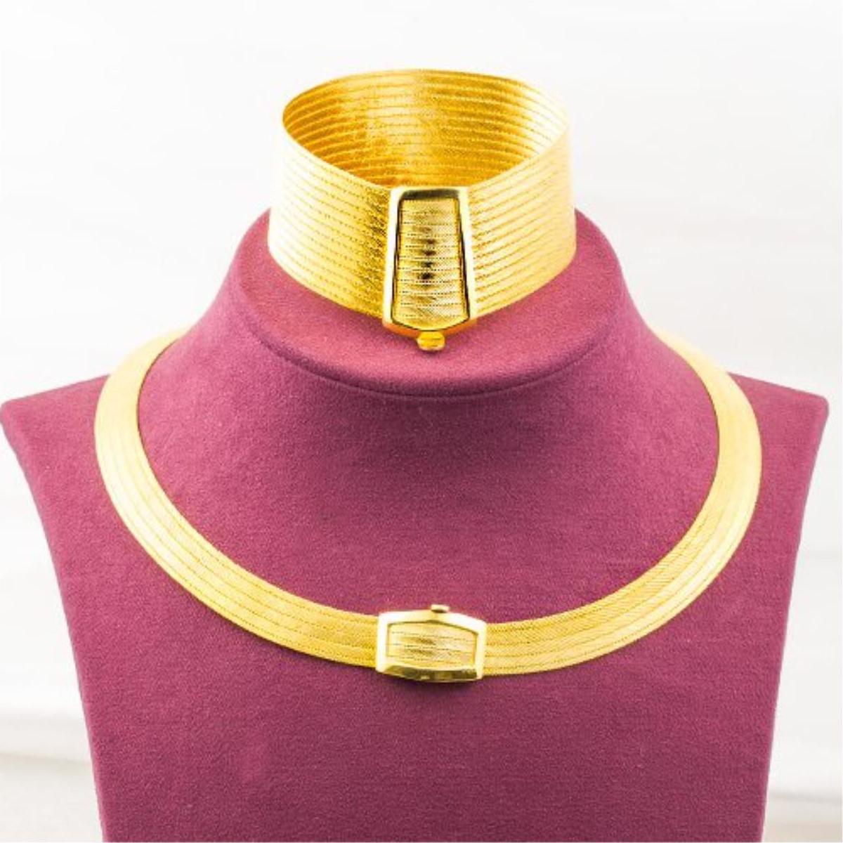 Taşsız 13 Sıralı Trabzon Hasır 22 Ayar Set ｜ Bilezikci 22 Ayar Trabzon ...