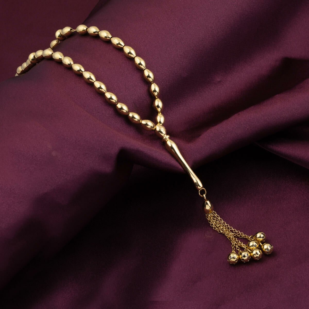 Doğu Bey Altın Tesbih 14 Ayar ｜ Bilezikci Altın Tespih