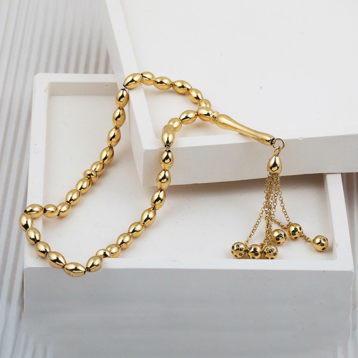 Doğu Bey Altın Tesbih 14 Ayar ｜ Bilezikci Altın Tespih