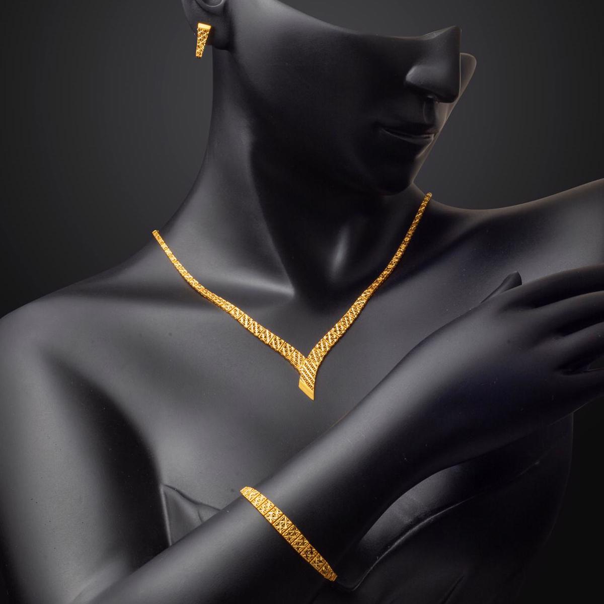 Ve 14 Ayar Altın Takı Seti ｜ Bilezikci Taşsız Düğün Setleri