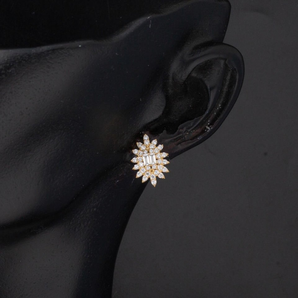 Güneş 14 Ayar Altın Set Takımı ｜ Bilezikci Taşlı Takı Setleri