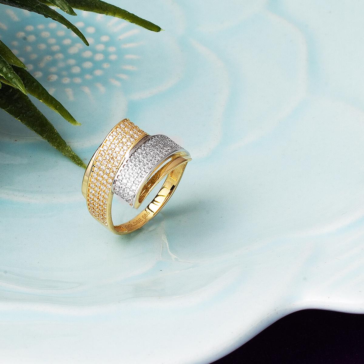 Fancy 14 Ayar Altın Yüzük ｜ Bilezikci Anneye Hediye