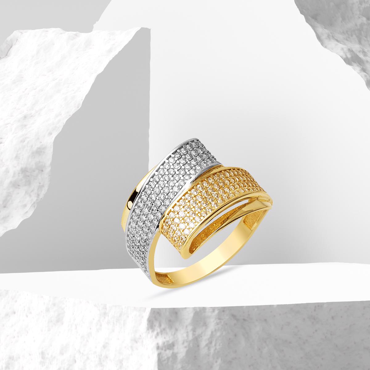 Fancy 14 Ayar Altın Yüzük ｜ Bilezikci Anneye Hediye