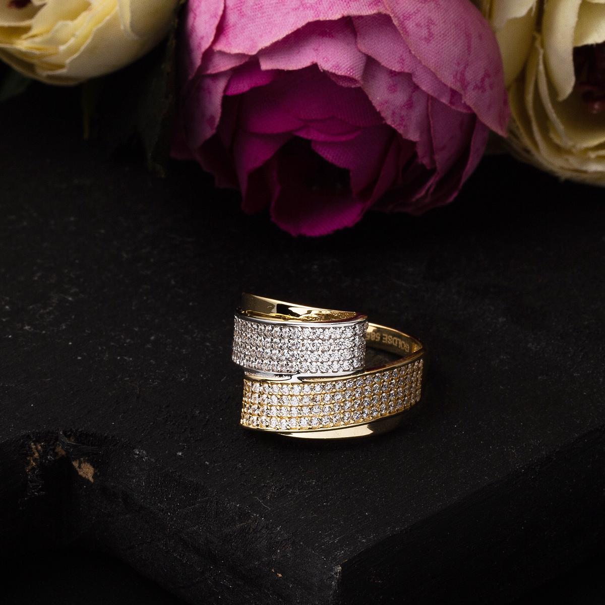 Fancy 14 Ayar Altın Yüzük ｜ Bilezikci Anneye Hediye