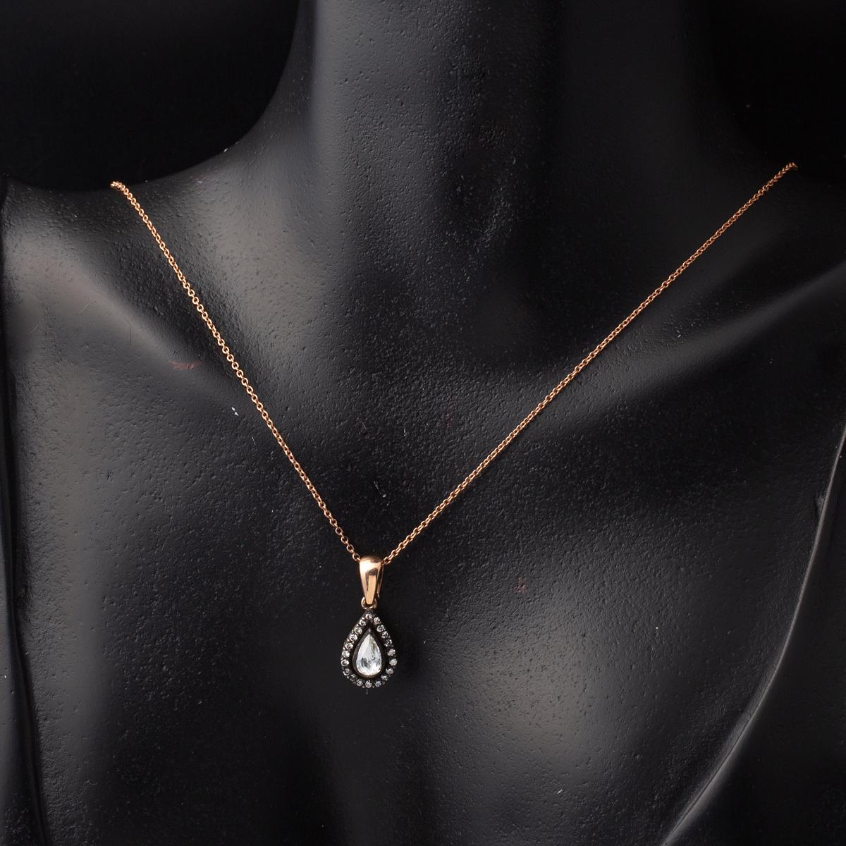 0,20 ct. Elmas Altın Kolye ｜ Zer Diamond Elmas Kolye