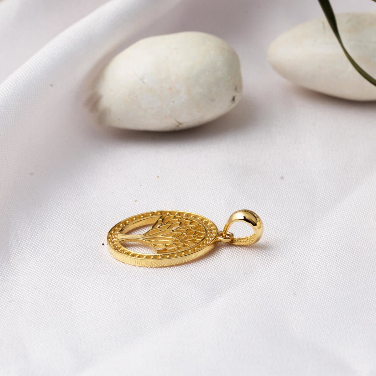 Yaşam Ağacı 14 Ayar Altın Kolye ｜ Bilezikci Yaşam Çiçeği Kolye