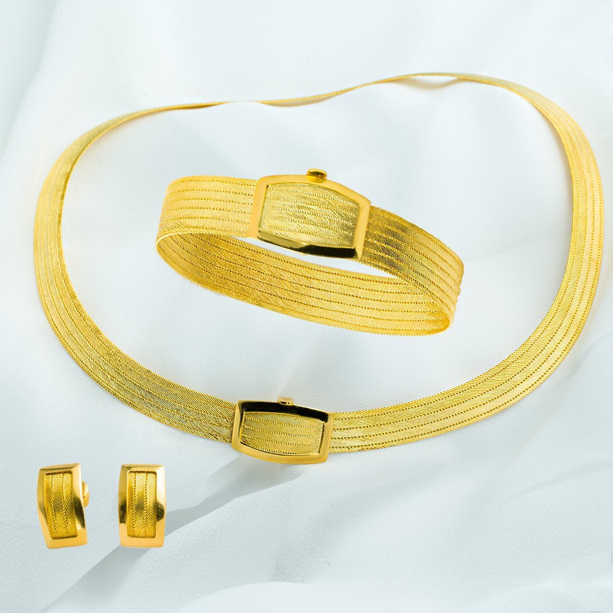 7 Sıralı Trabzon Hasır Altın Set ｜ Bilezikci 8 Ayar Trabzon Hasırı Set