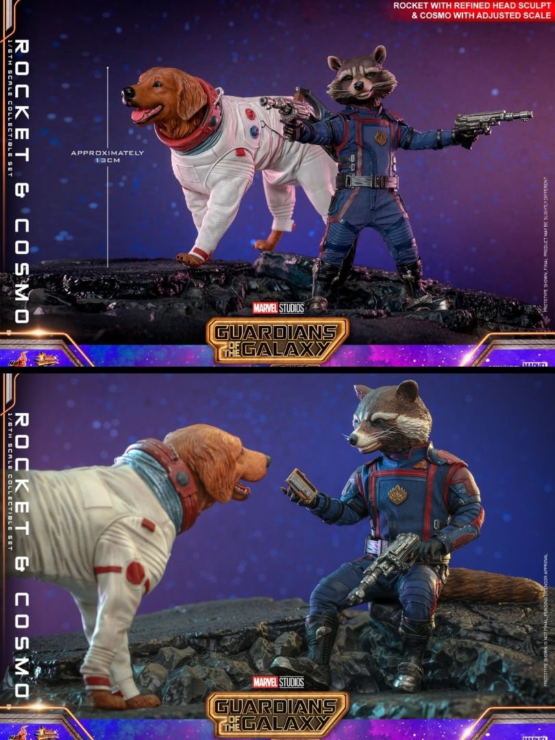 Guardians of the Galaxy Vol. 3 - Rocket and Cosmo 1/6 Scale Koleksiyon ...