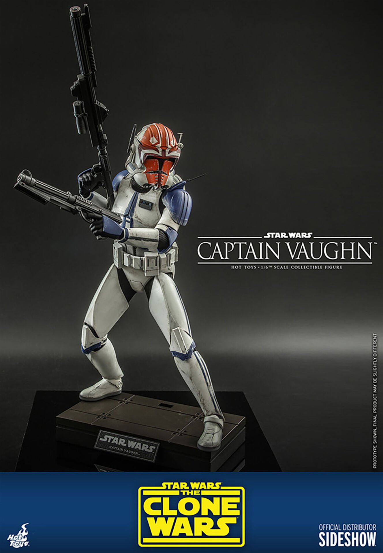 Star Wars: The Clone Wars - Captain Vaughn 1:6 Scale Collectible Figure