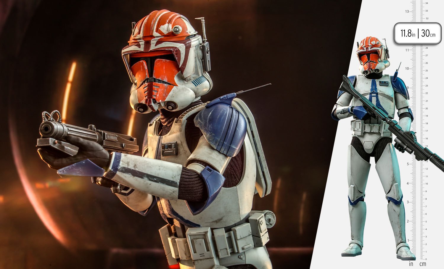 Star Wars: The Clone Wars - Captain Vaughn 1:6 Scale Collectible Figure