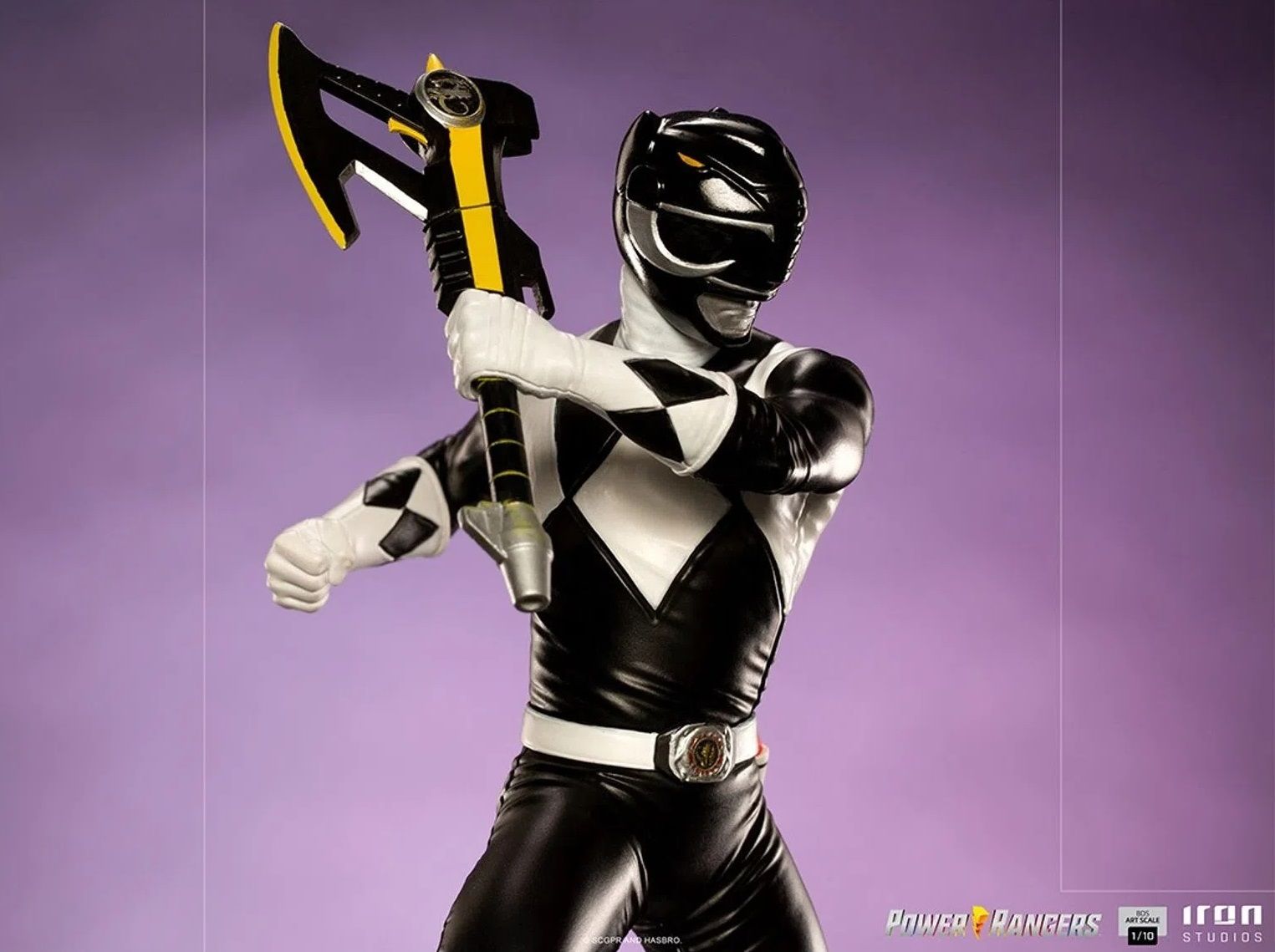 Mighty Morphin Power Rangers - Black Ranger 1/10 Art Scale Limited ...