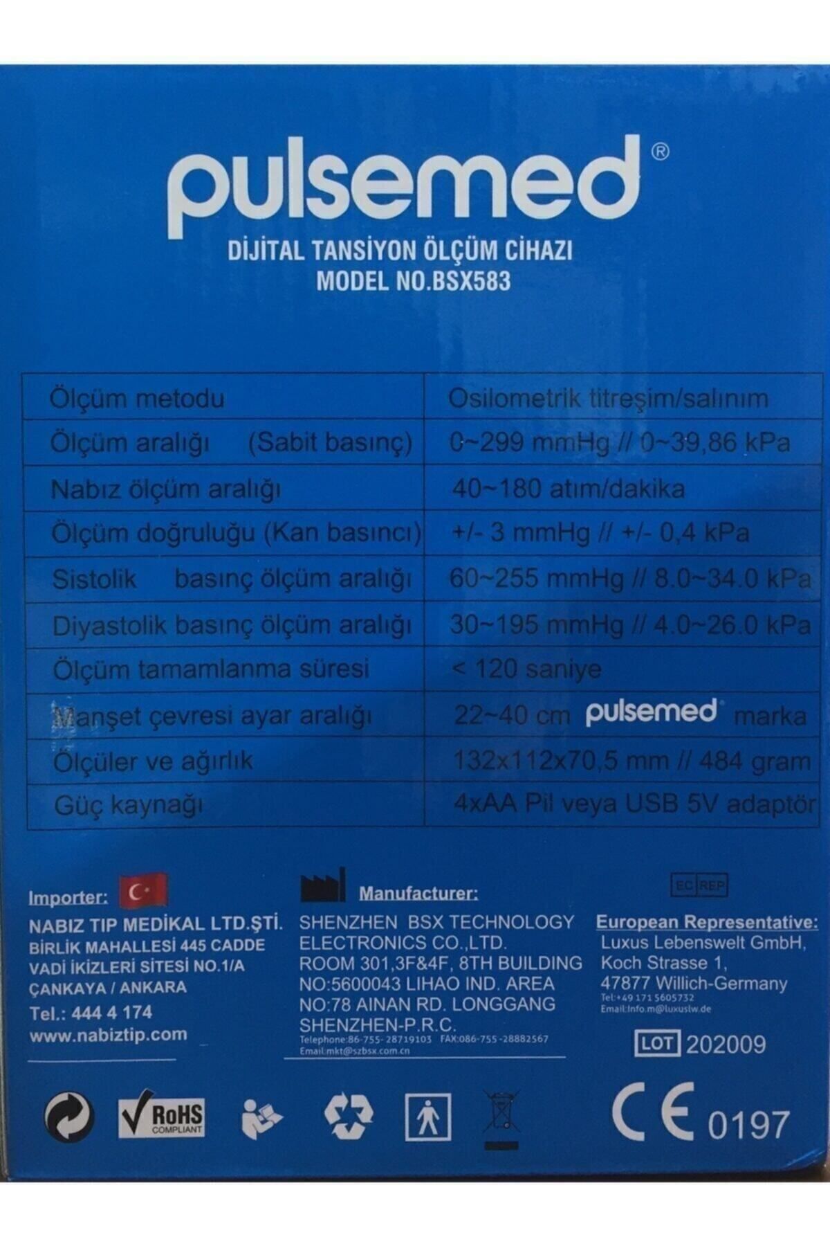 Dijital Türkçe Konuşan Koldan Tansiyon Ölçüm Cihazı | - Pulsemed ...