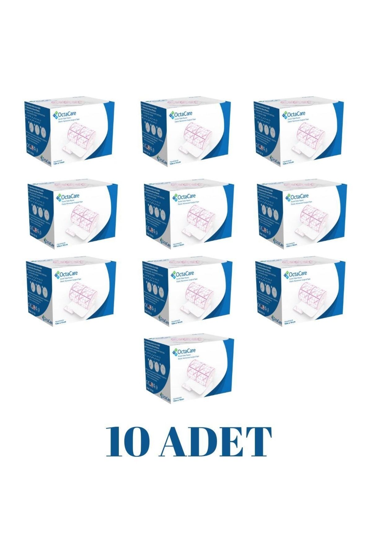 Octafix Tıbbi Elastik Flaster 10cmx10mt - 3 Adet | - Octamed Flaster ...